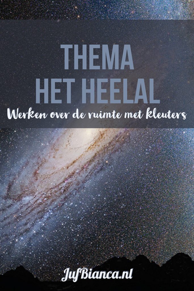 thema heelal / de ruimte in de kleuterklas
